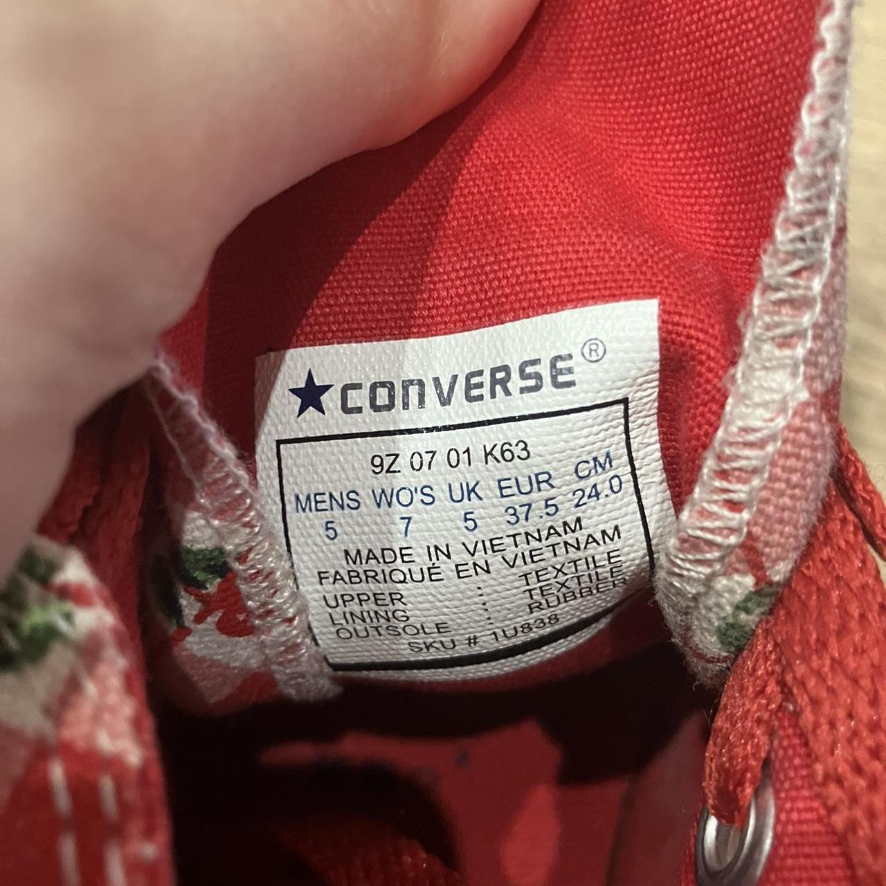 Converse strawberry sneakers ASO Luna Lovegood in... | Depop