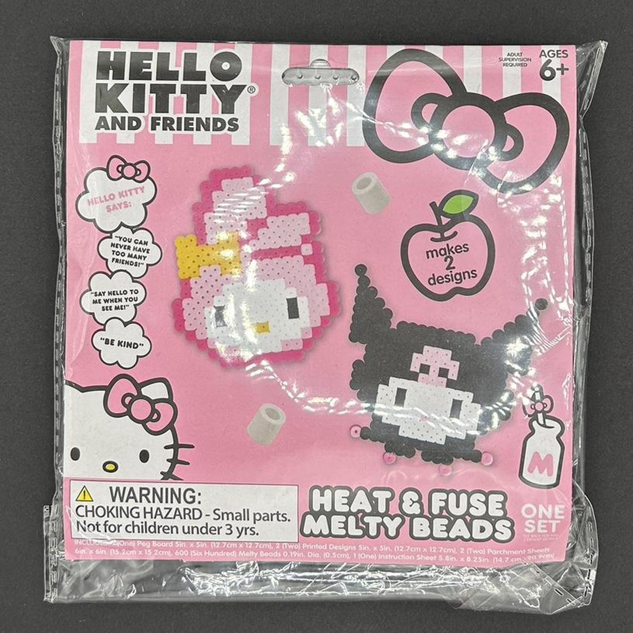 Hello Kitty Craft Kits Heat Fuse Melt Beads Kuromi +... - Depop