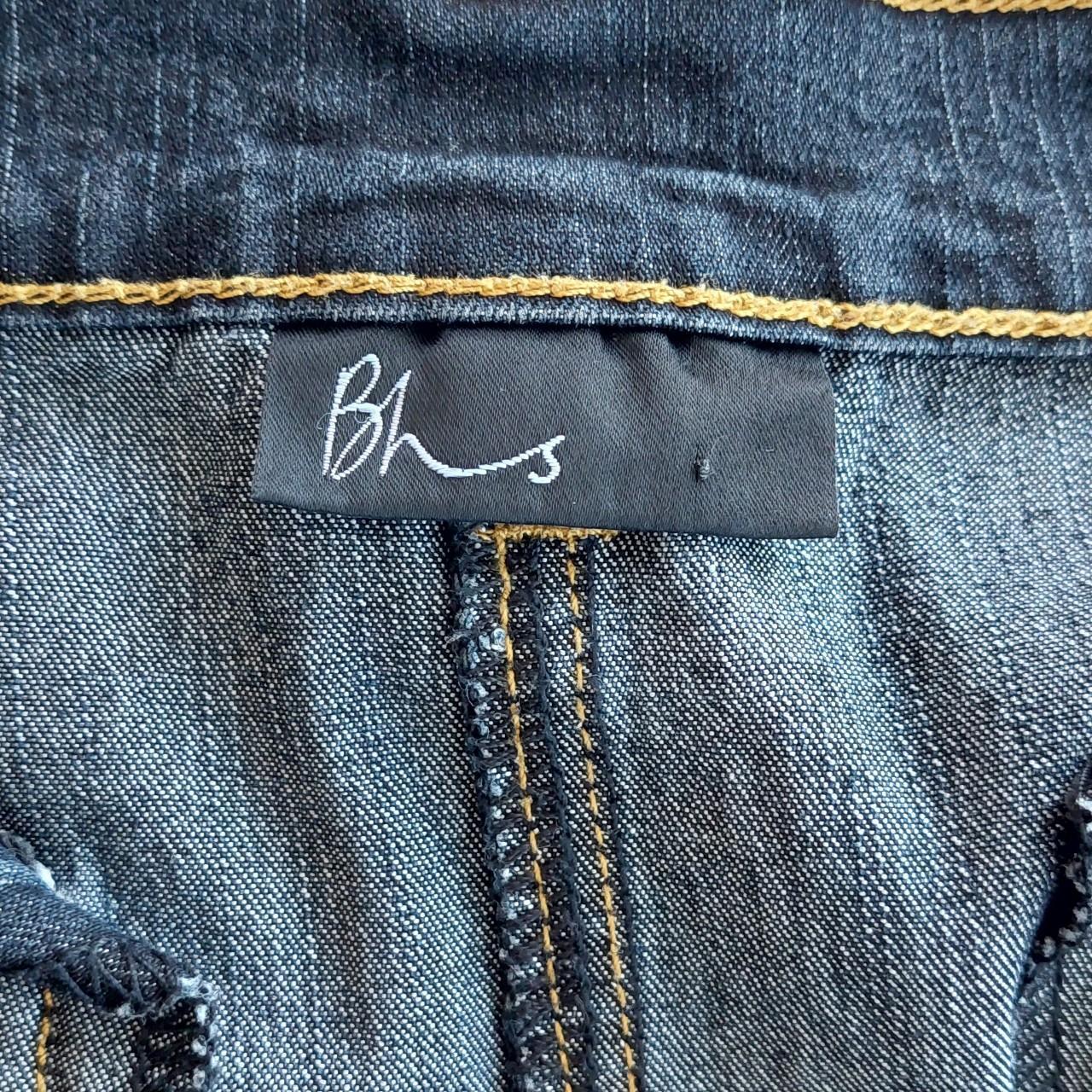 BHS Women's Navy Skirt | Depop