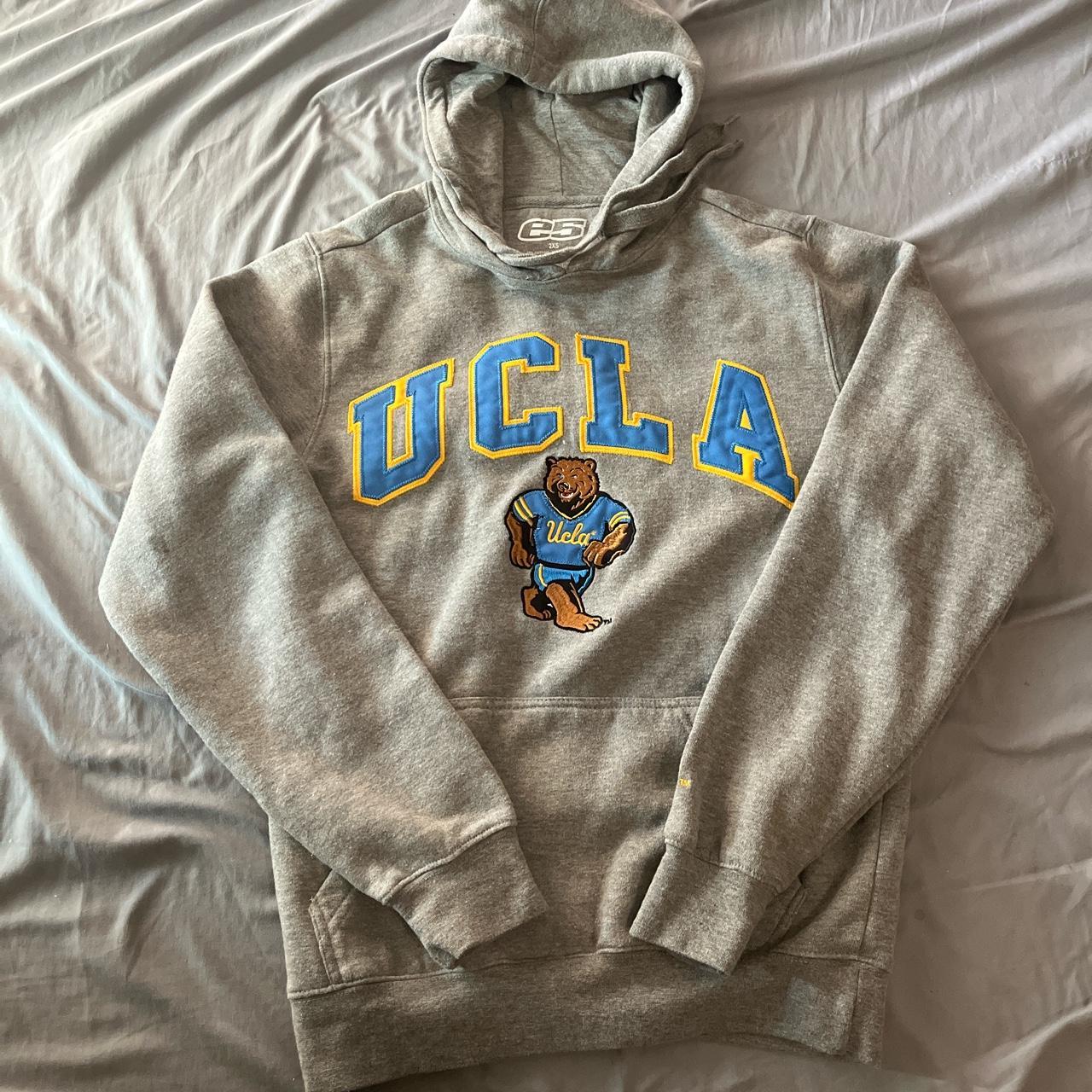 Gray UCLA Hoodie Tagged 2xs: Fits S - Depop