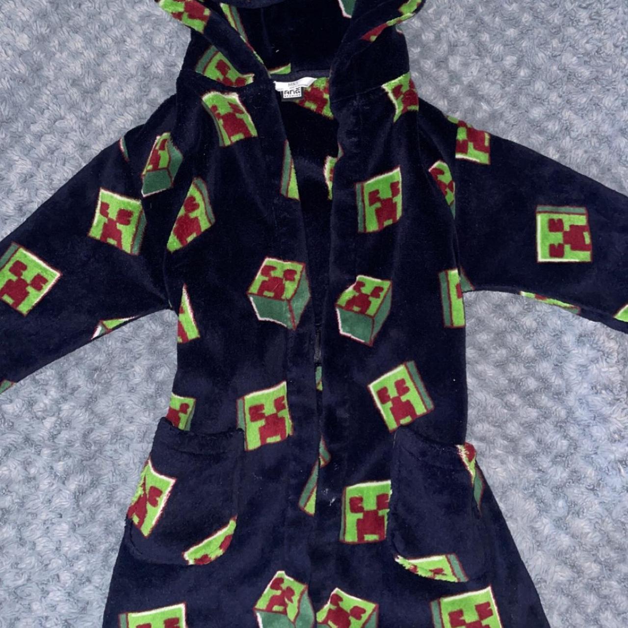 M&S Minecraft Dressing Gown 4-5 Years Perfect... - Depop