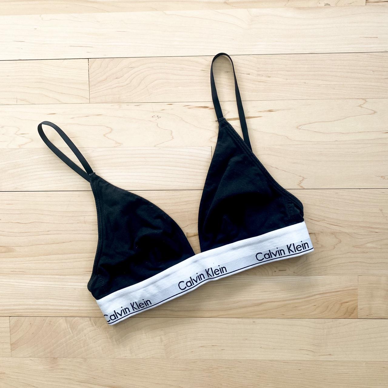 Calvin Klein Women's Black Bra | Depop