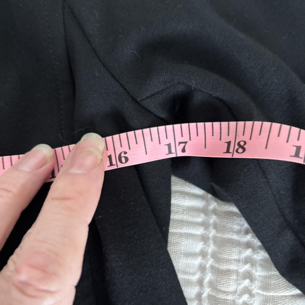 Black Chico's military style jacket with ruffles, ... | Depop