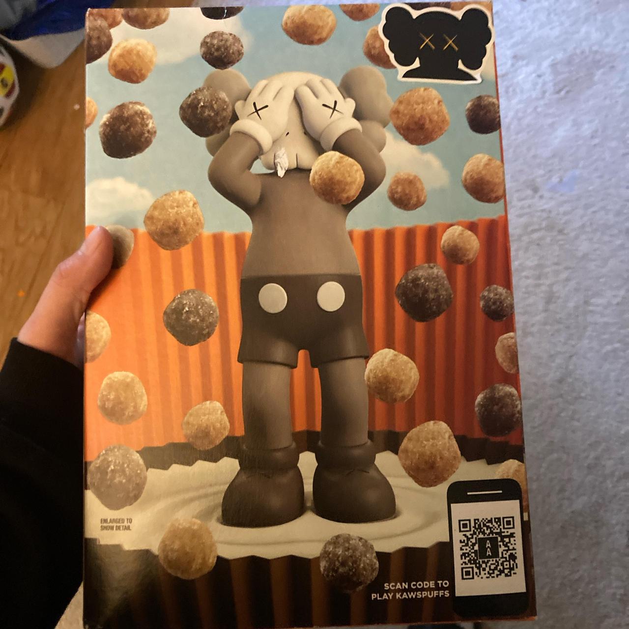 Kaws limited edition Reese’s puffs cereal - Depop