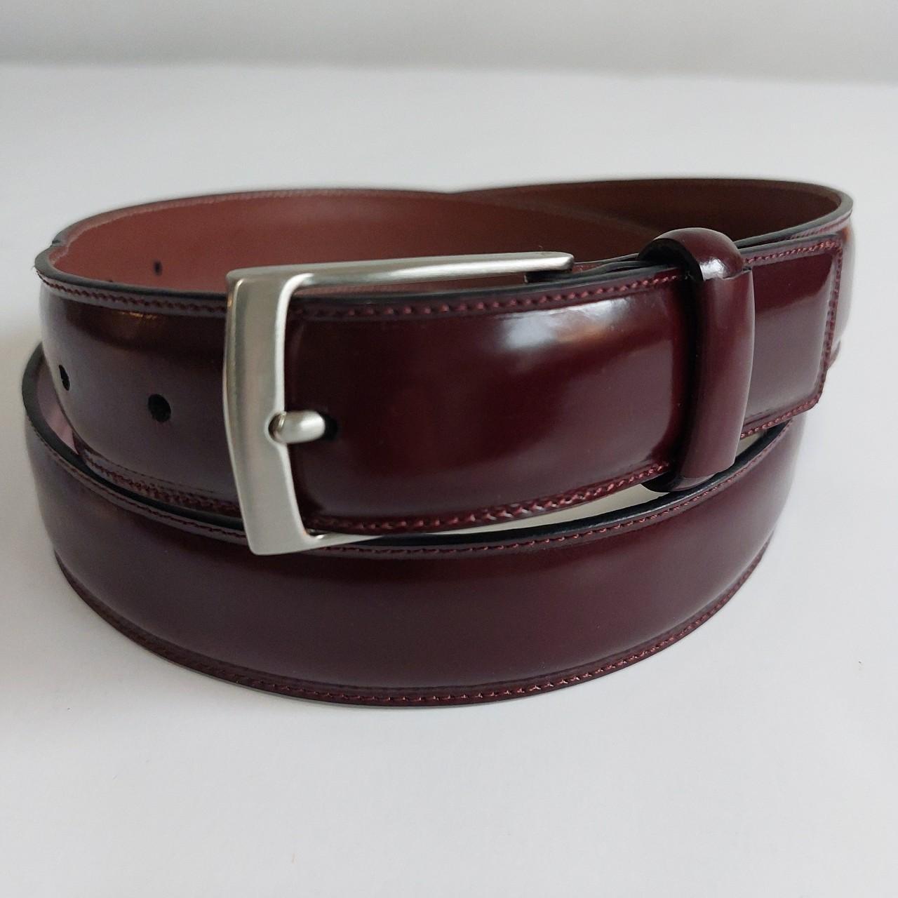 Perry Ellis Profolio Full Grain leather Belt 38/95. - Depop