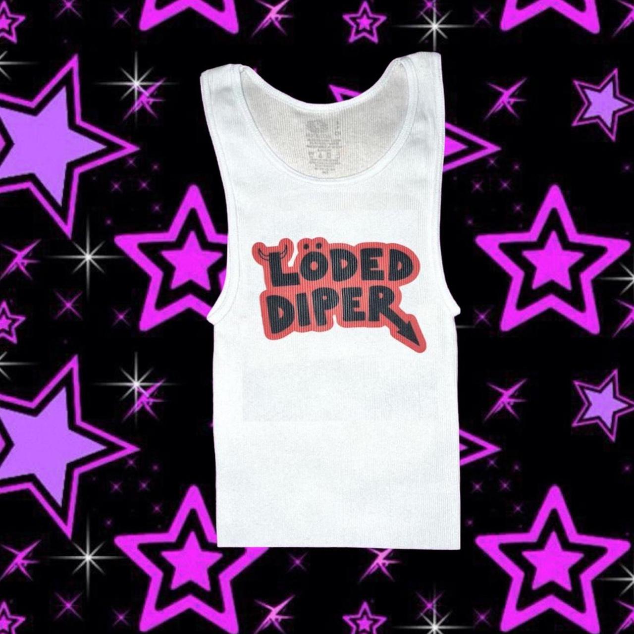 Loded Diaper tank top Tank has a... - Depop