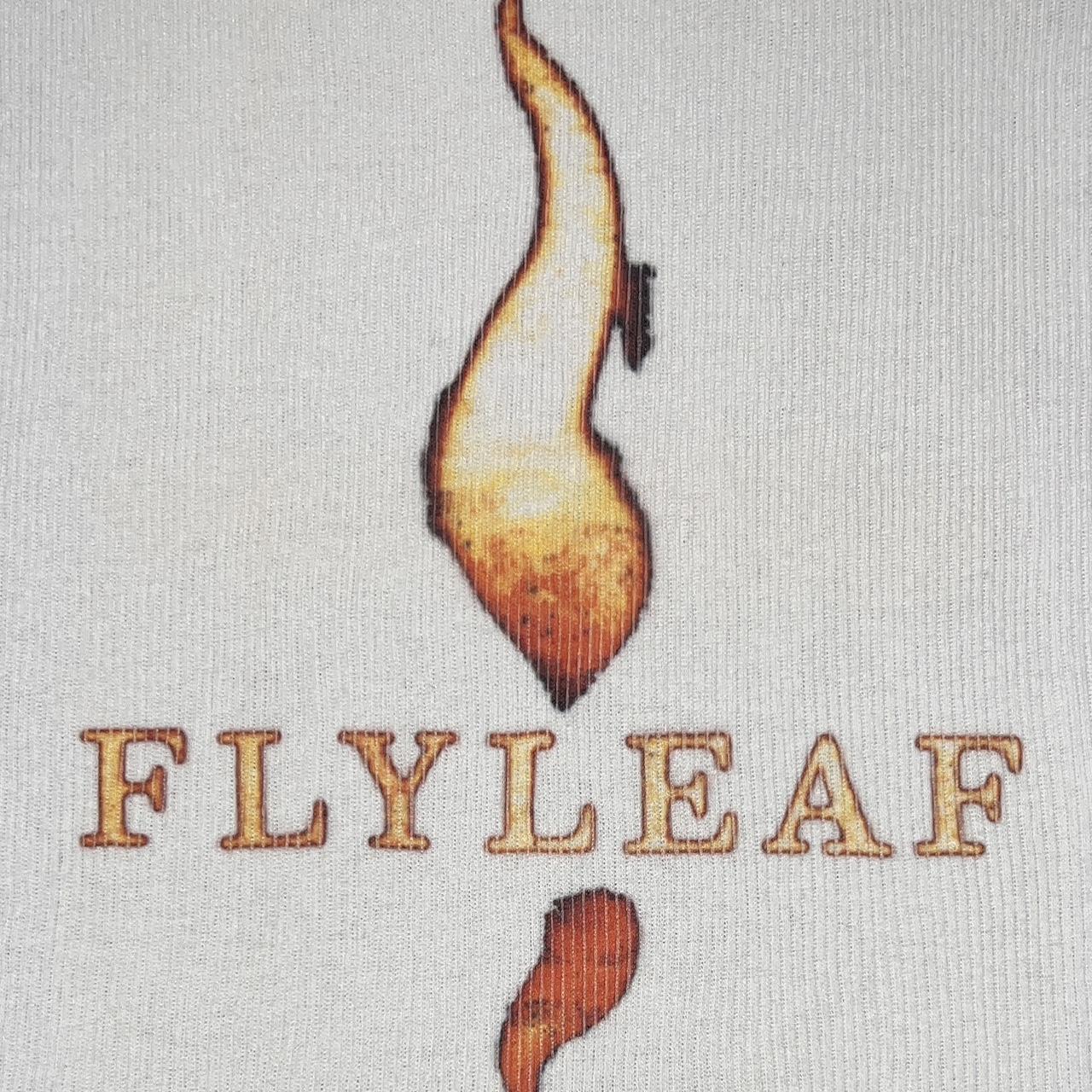 Flyleaf tank top Has a vintage faded/distressed... - Depop