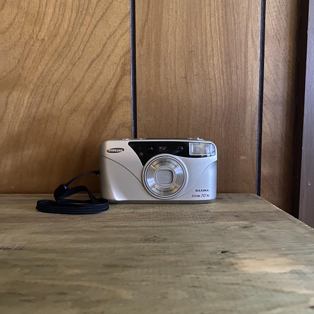 Point and shoot 35mm Samsung film camera Tested and... - Depop