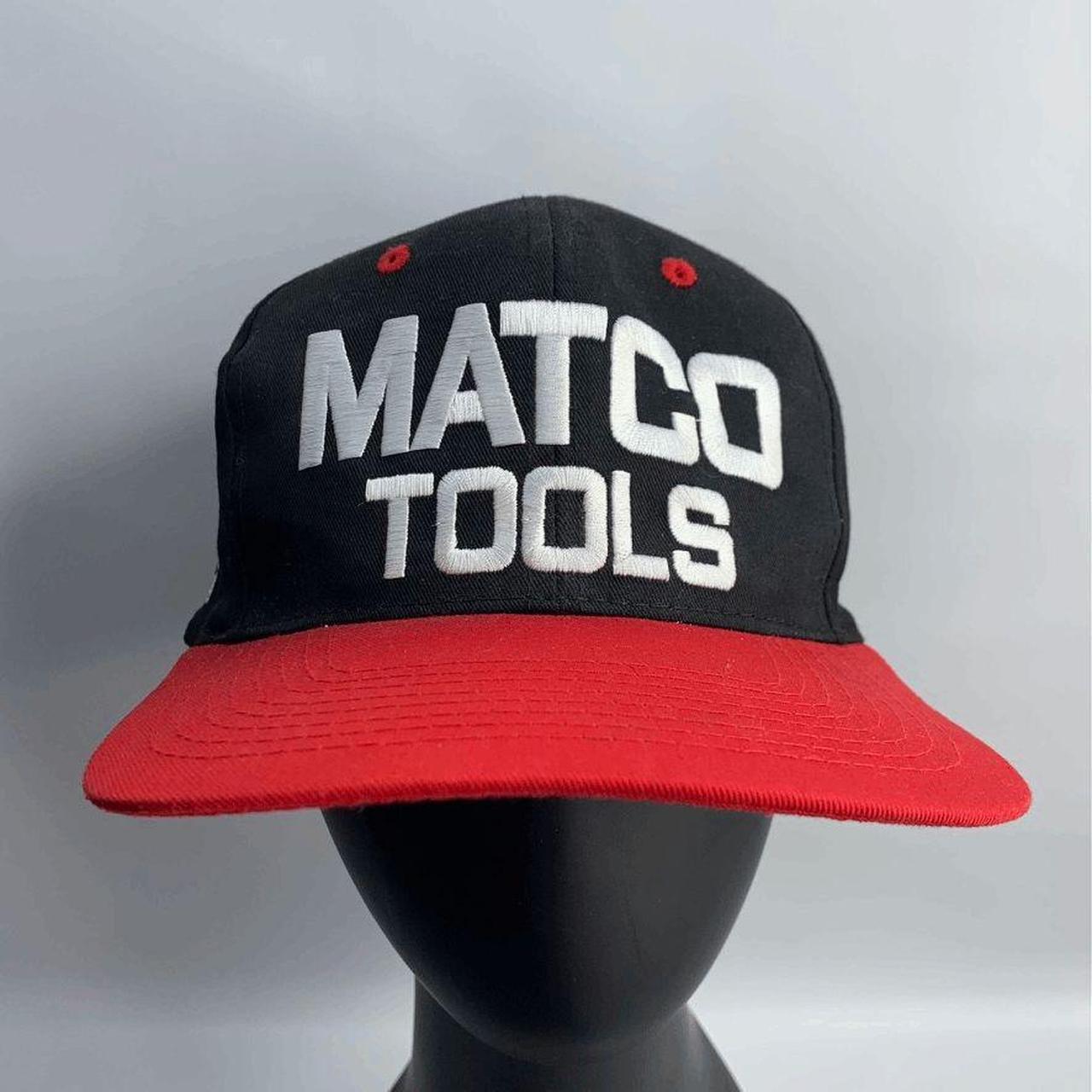MATCO Tools Hat Cap Winners Circle Black & Red Snapback - Depop