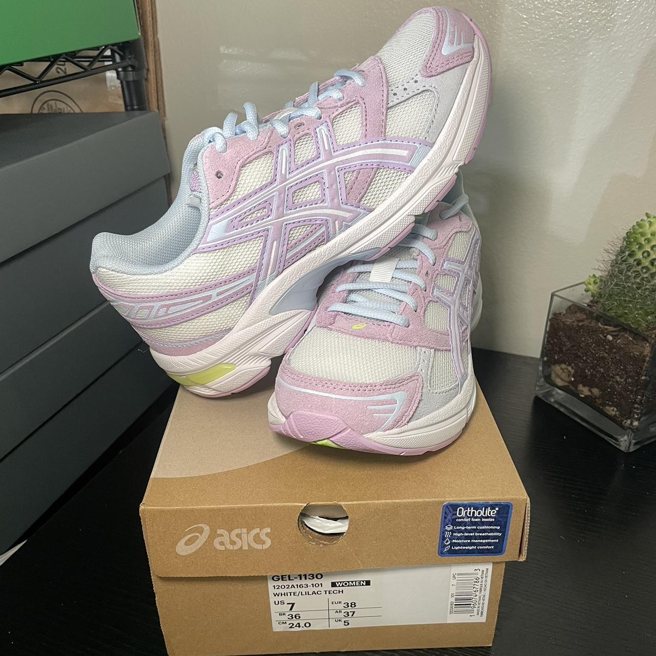 💎Asics Gel-1130 White Lilac Tech 1202A163-101... - Depop