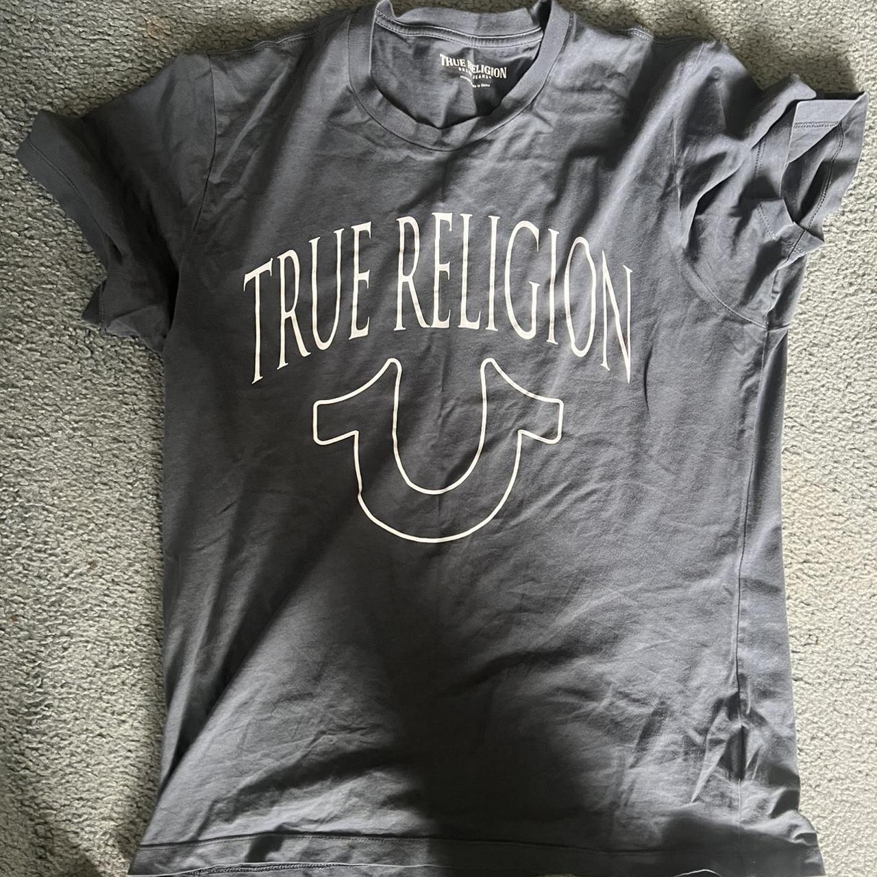 True Religion Men's T-shirt | Depop