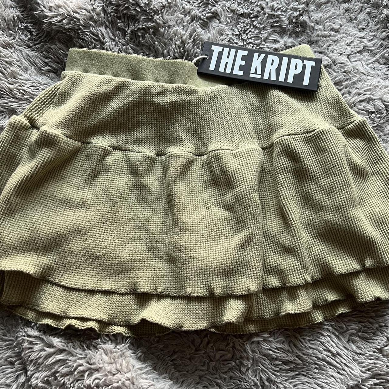 THE KRIPT light green mini skort bought as a set... - Depop