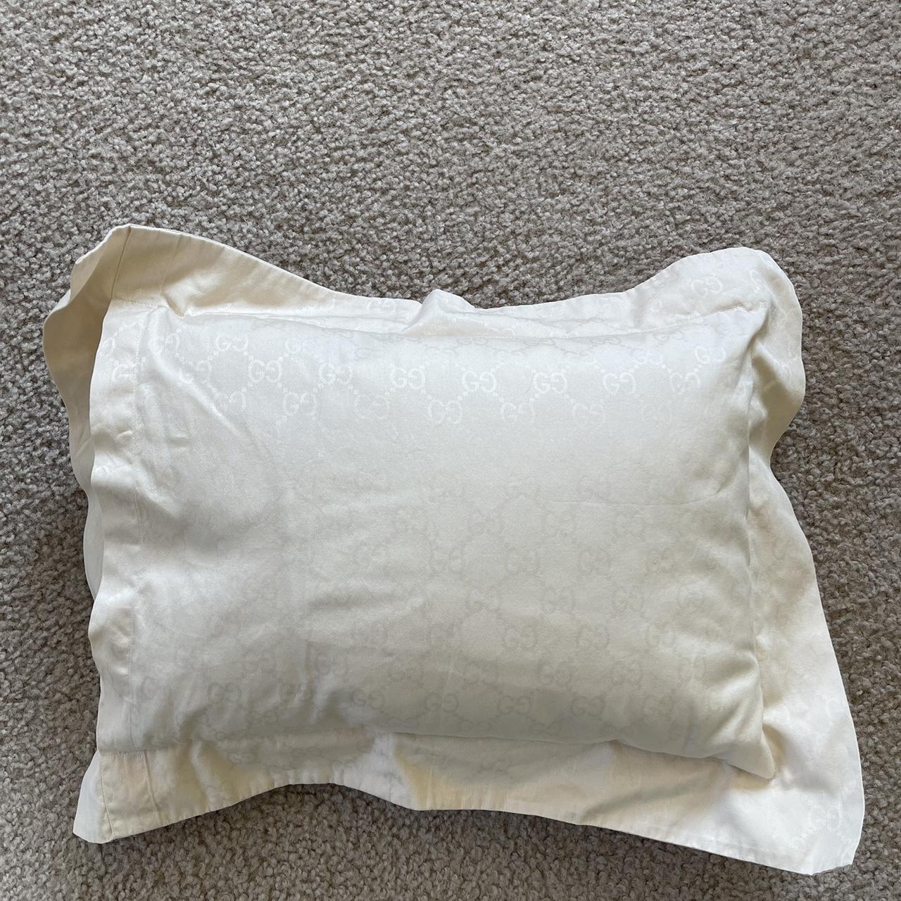 Gucci Monogram Pillow Cushion measures 18” x 12” - Depop