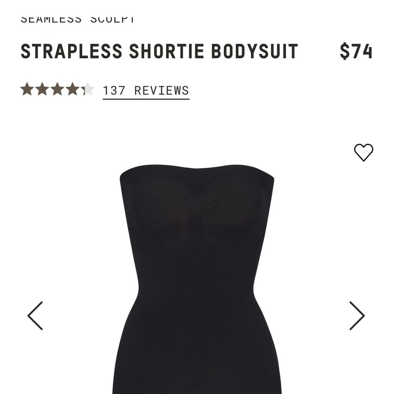 Skims shortie bodysuit super cute and perfect shape... - Depop
