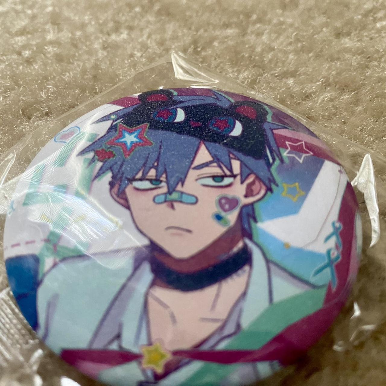 Alien Stage Ivan and Till Badges/pins -with glitter... | Depop