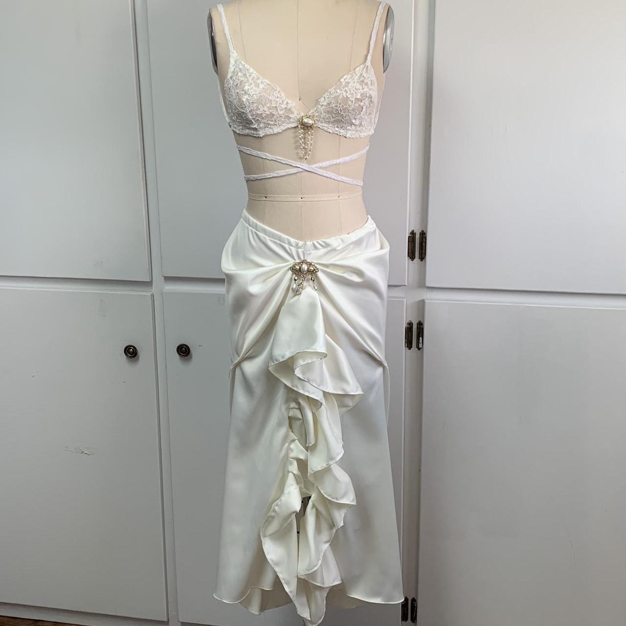 Margot Set🪷 The set best fit for XS-S Lace sheer... - Depop