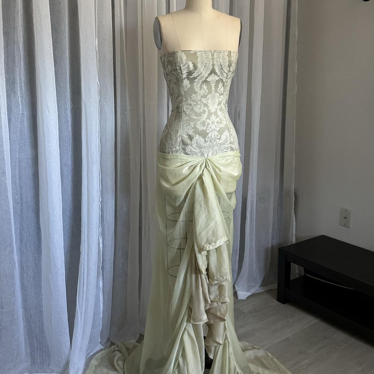 Adonis Dress🦋 Best fit for XS-M Sage Green dress... - Depop