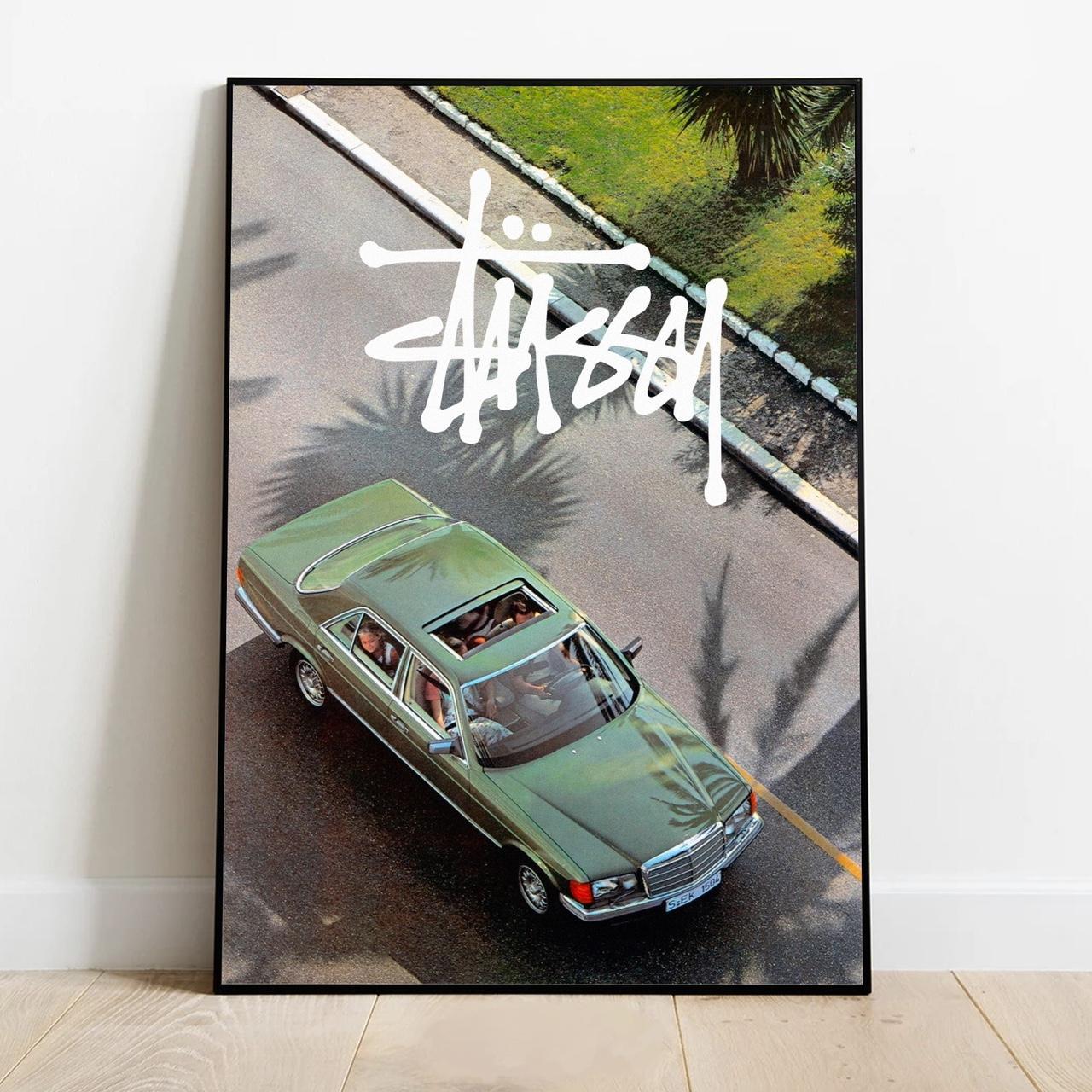 Stussy poster/car poster Size: A4 Does not come with... - Depop