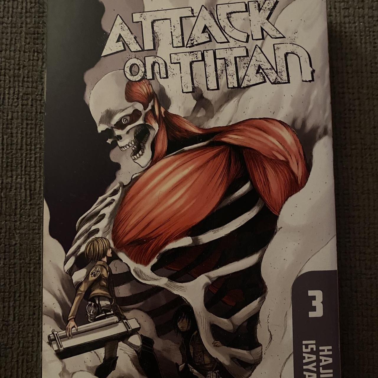 Attack on titan book chapter 3, just sits on my... - Depop