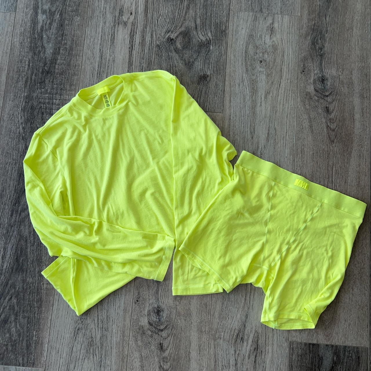 Skims Matching Set BOYFRIEND LONG SLEEVE T-SHIRT |... - Depop