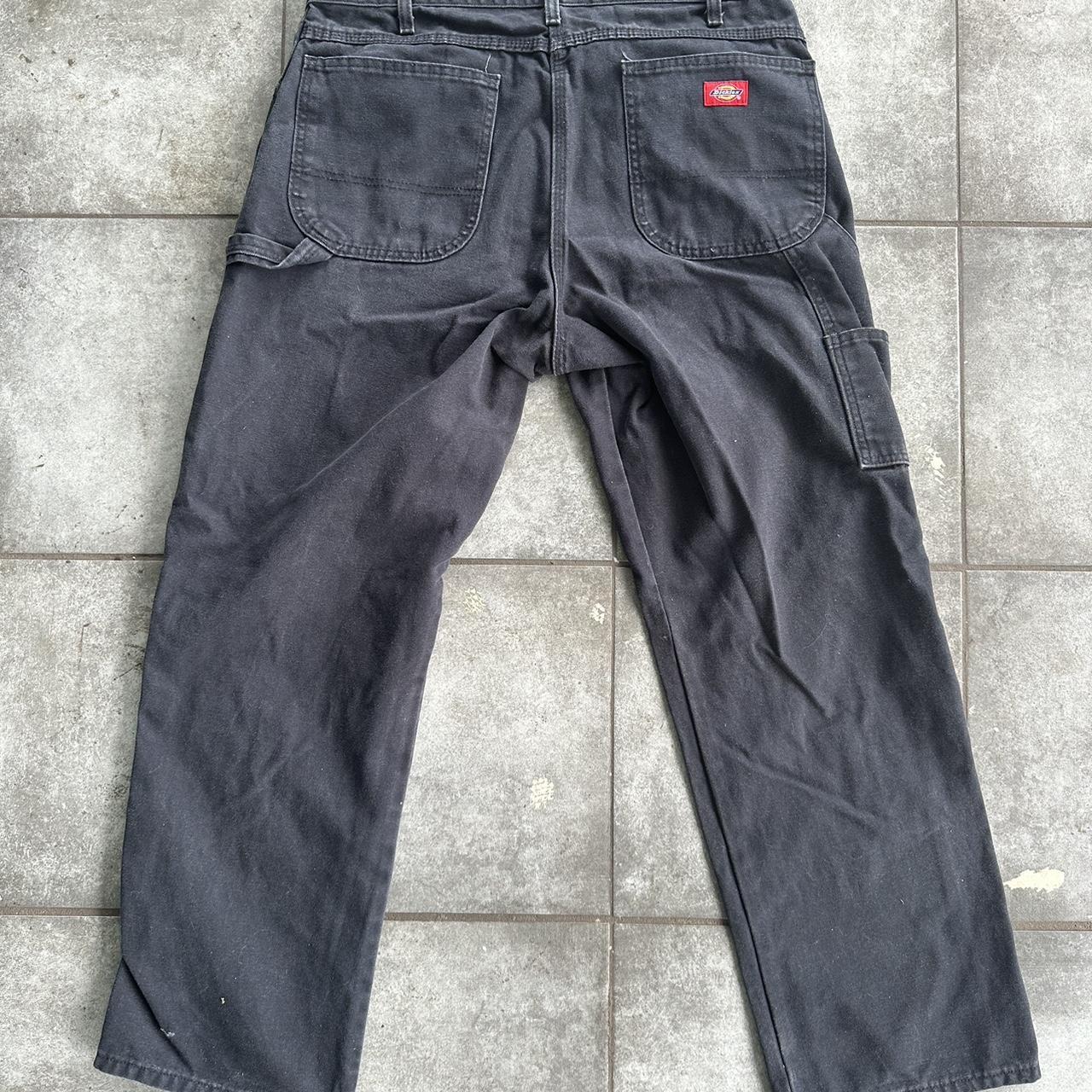 vintage dickies carpenter work pants ripped tag... - Depop