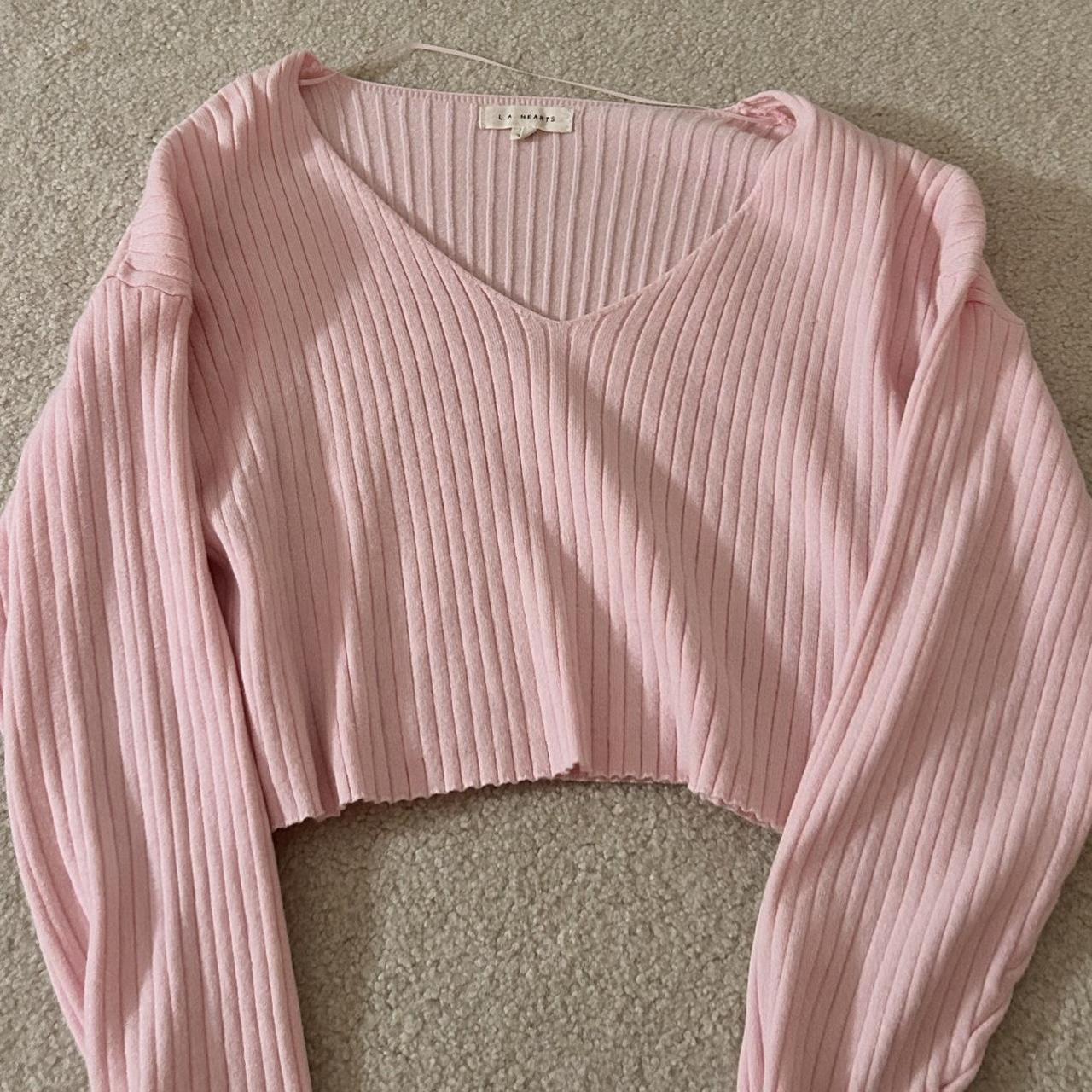 Pacsun L.A. Hearts Pink Sweater Size S Worn a few... - Depop