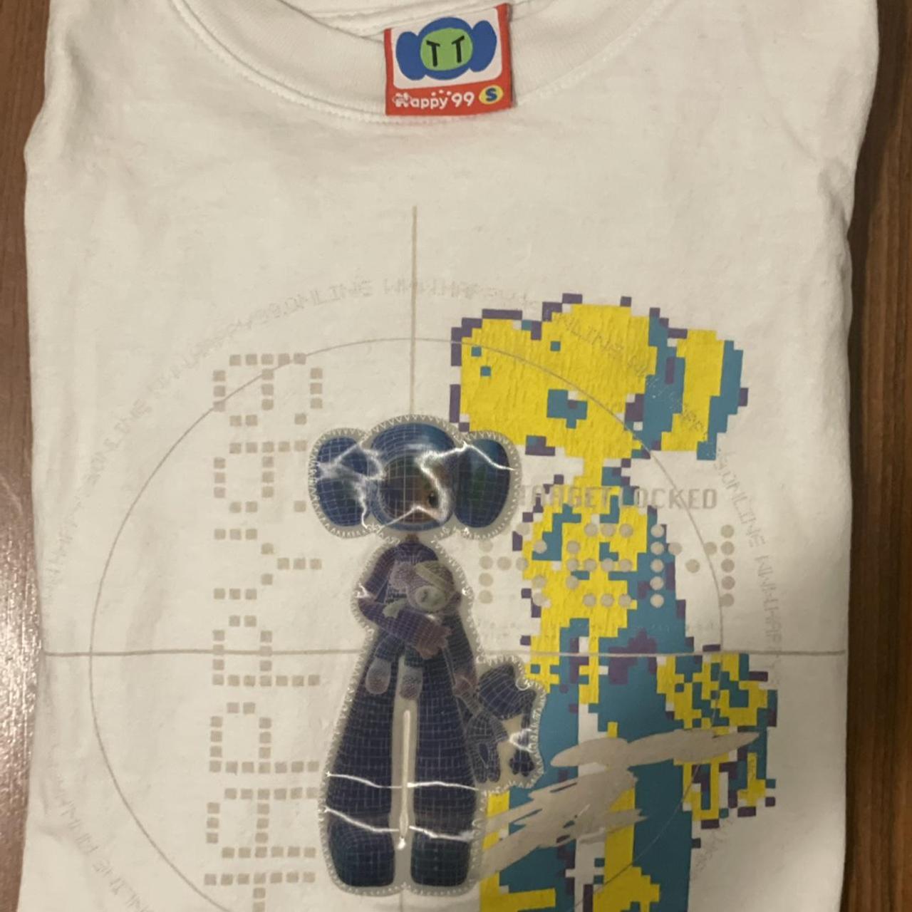 Happy 99 lenticular tee rare graphic Bought from... - Depop