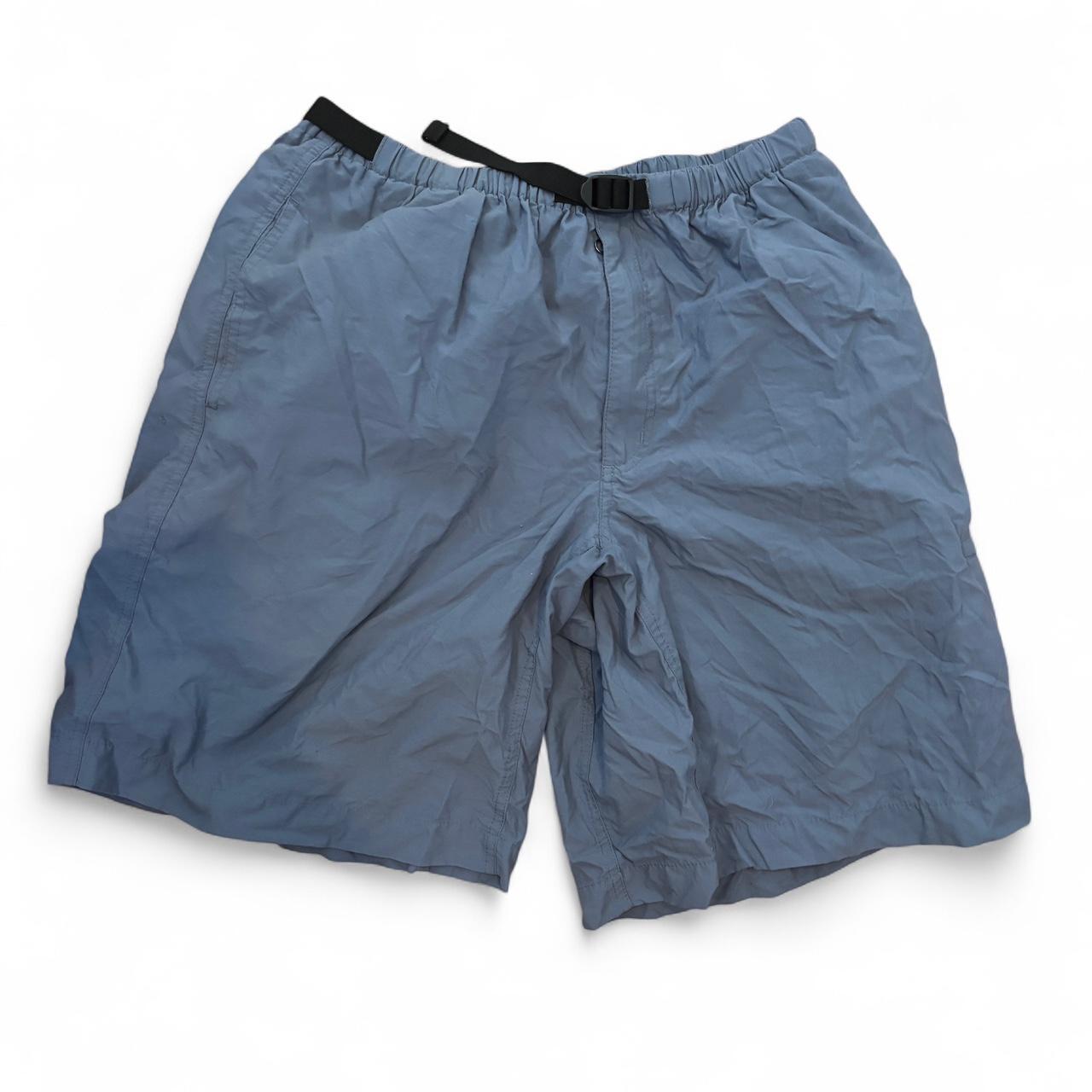 Blue Patagonia nylon shorts with drawstring... | Depop