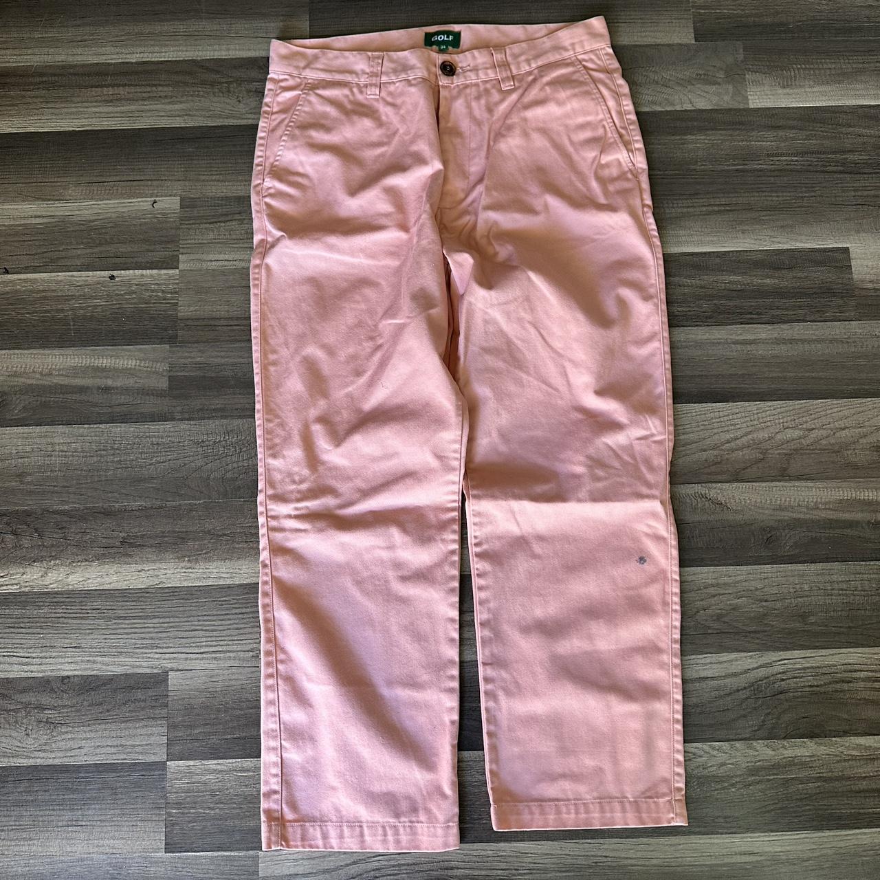 Golf Wang Cupid Pink Salmon Chinos Size 34 Small... | Depop