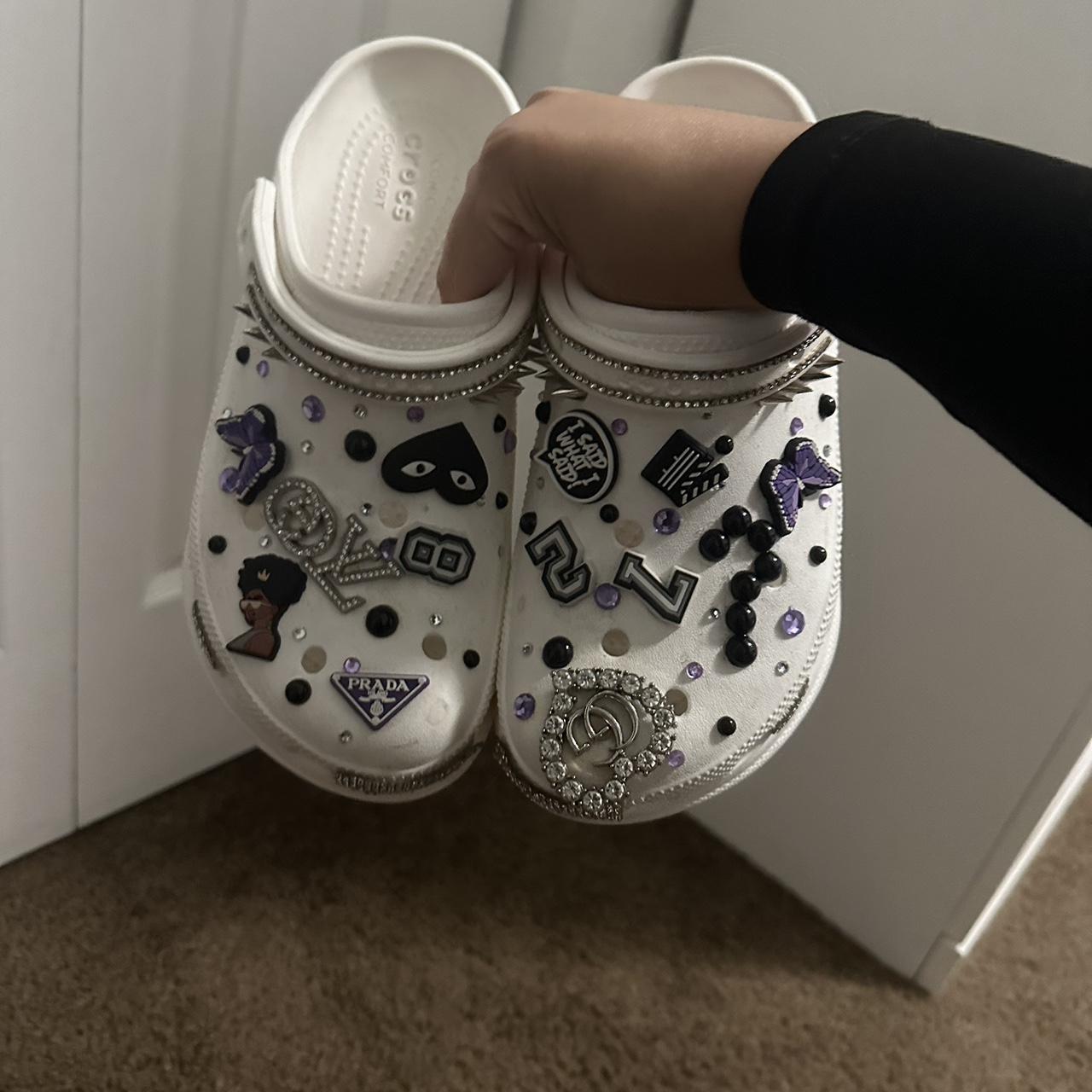 High top platform crocs - Depop