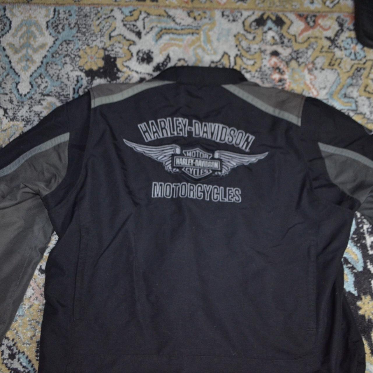 Mint harley davidson riding gear jacket XXL - Depop