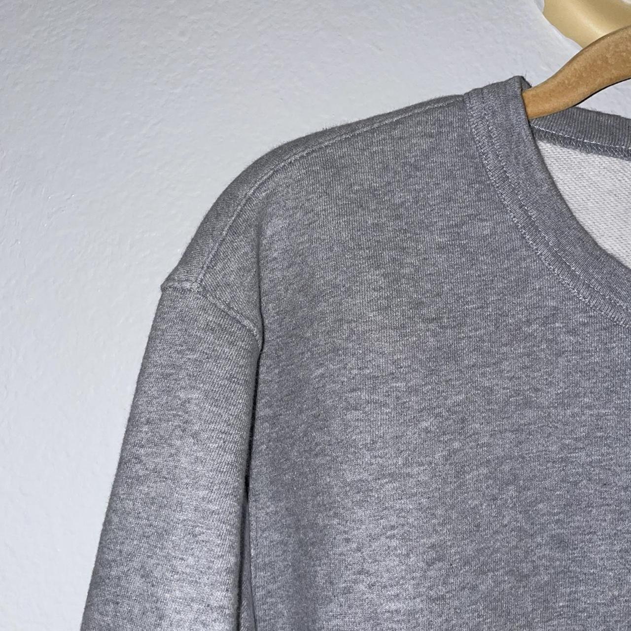 Mens Zara Heather Grey crew neck sweater, size... | Depop