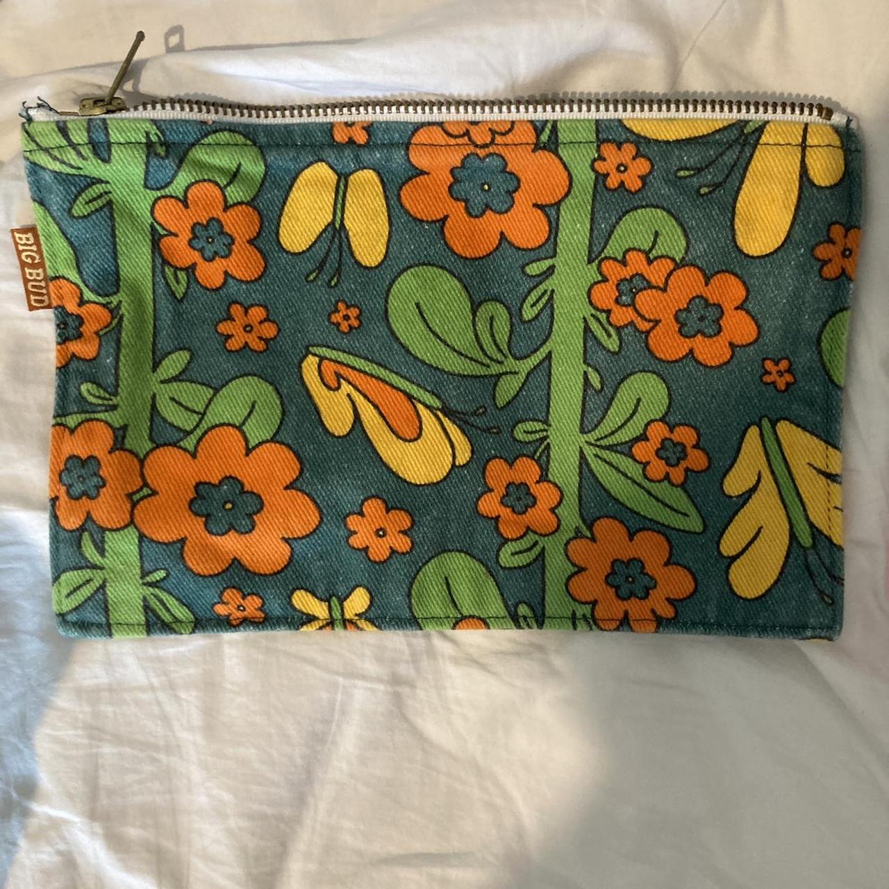 Big Bud Press Women's Orange and Green Bag | Depop