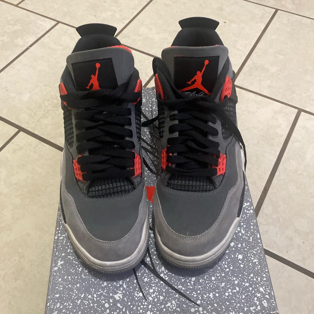 Jordan 4s infrared size 9 Barely worn, authentic | Depop