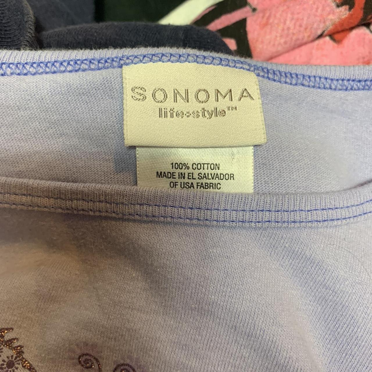 Sonoma Goods for Life Women's Purple T-shirt | Depop