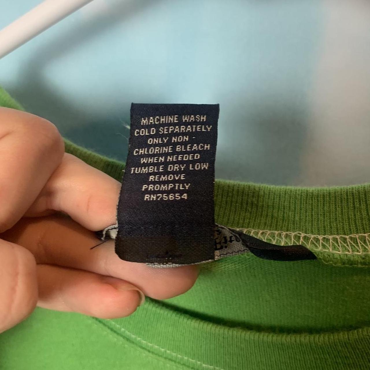 Abercrombie & Fitch Women's Green and White Shirt | Depop