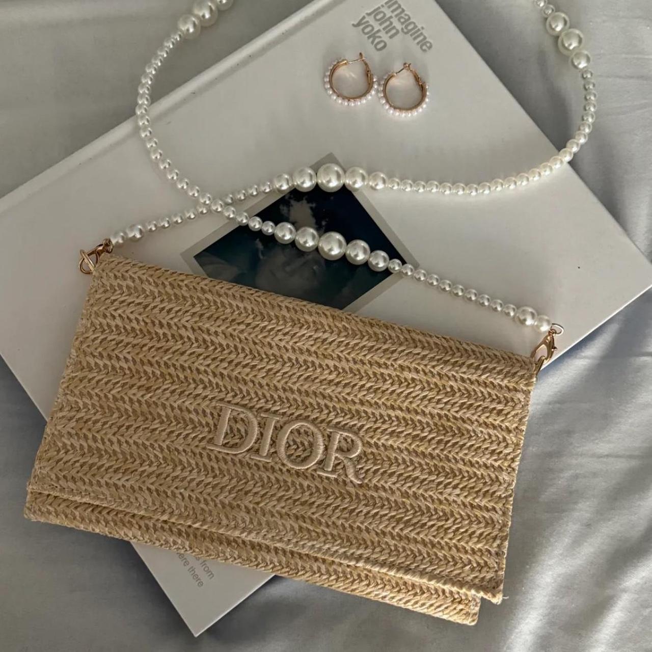Christian Dior Beauty VIP GWP Converted Straw Raffia... | Depop