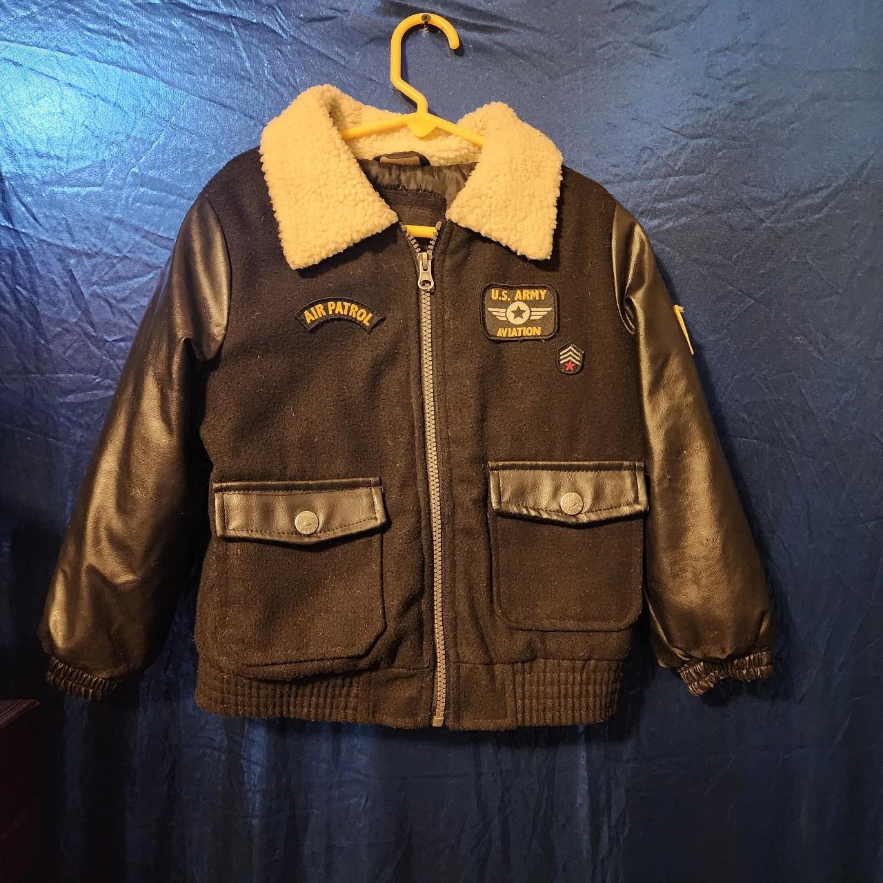 Extreme outfitters aviation bomber jacket boys size 4t - Depop
