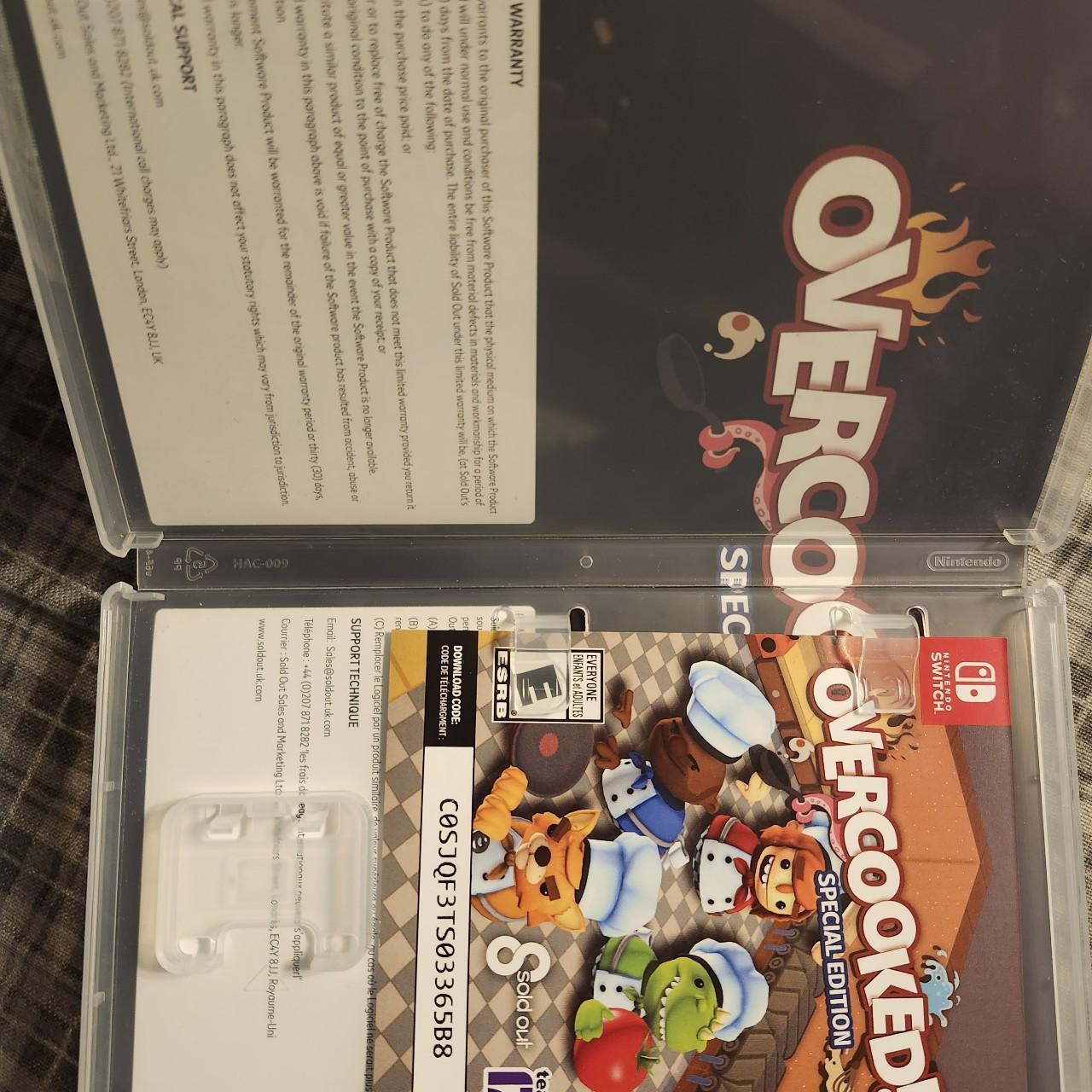 nintendo switch overcooked special edition case only... | Depop