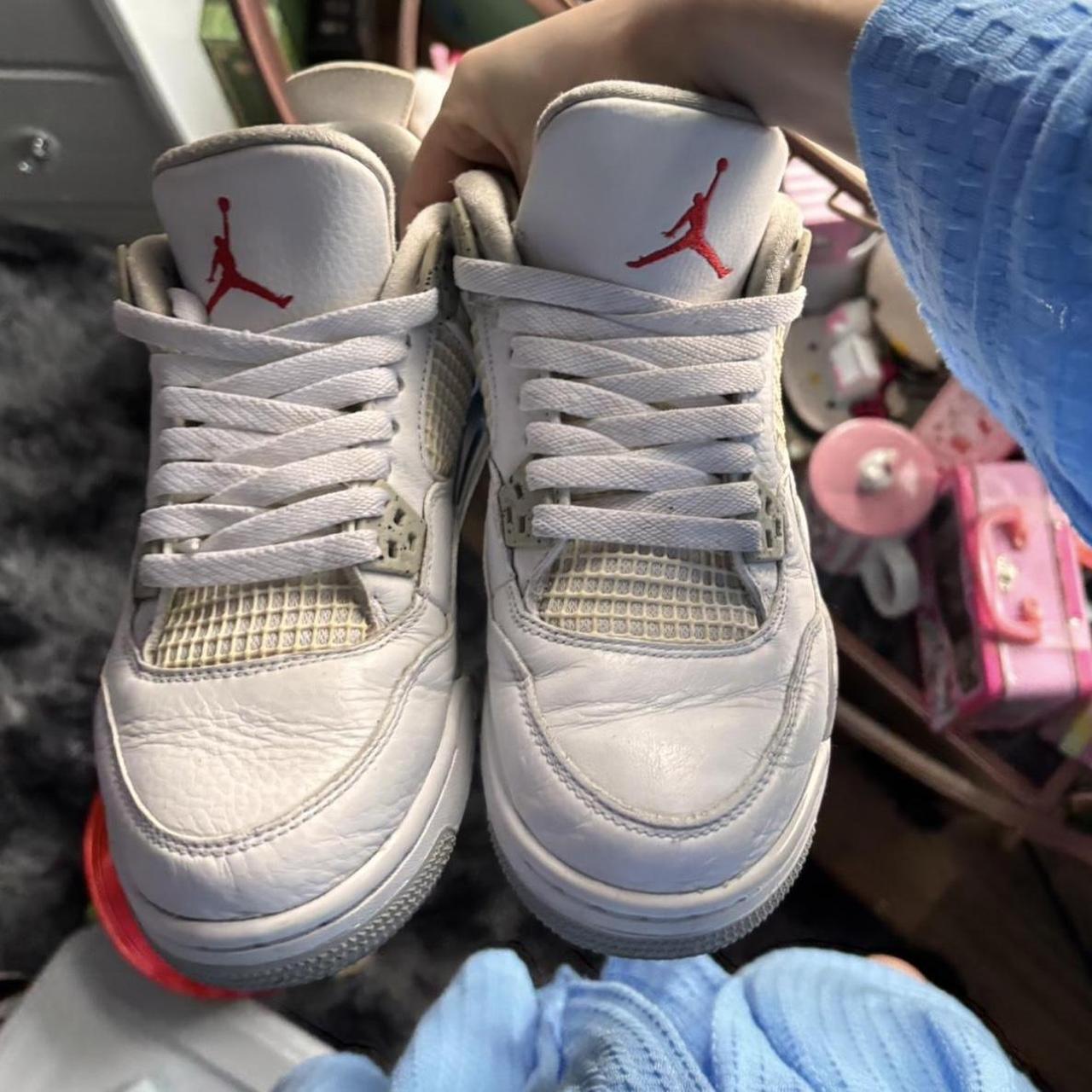 Jordan oreo 4s 2021 release 6.5 GS. normal wear &... | Depop