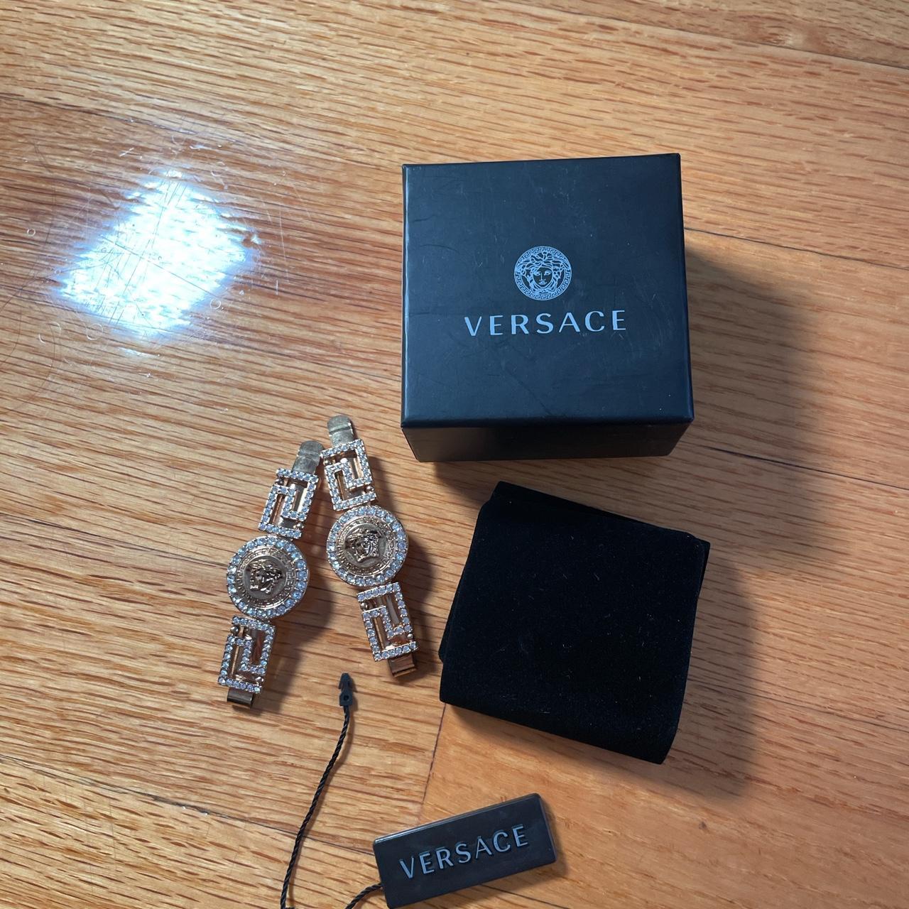 Brand new Versace hair clips, brand new $350 - Depop