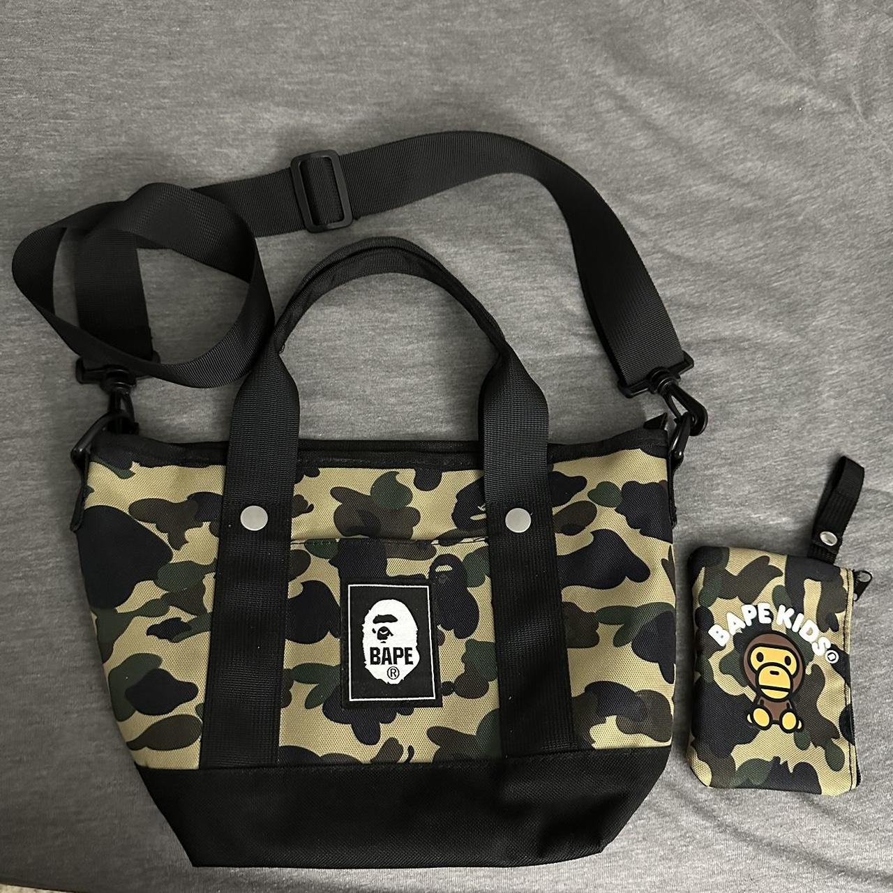 Bathing ape BAPE bag with matching wallet - bought... - Depop