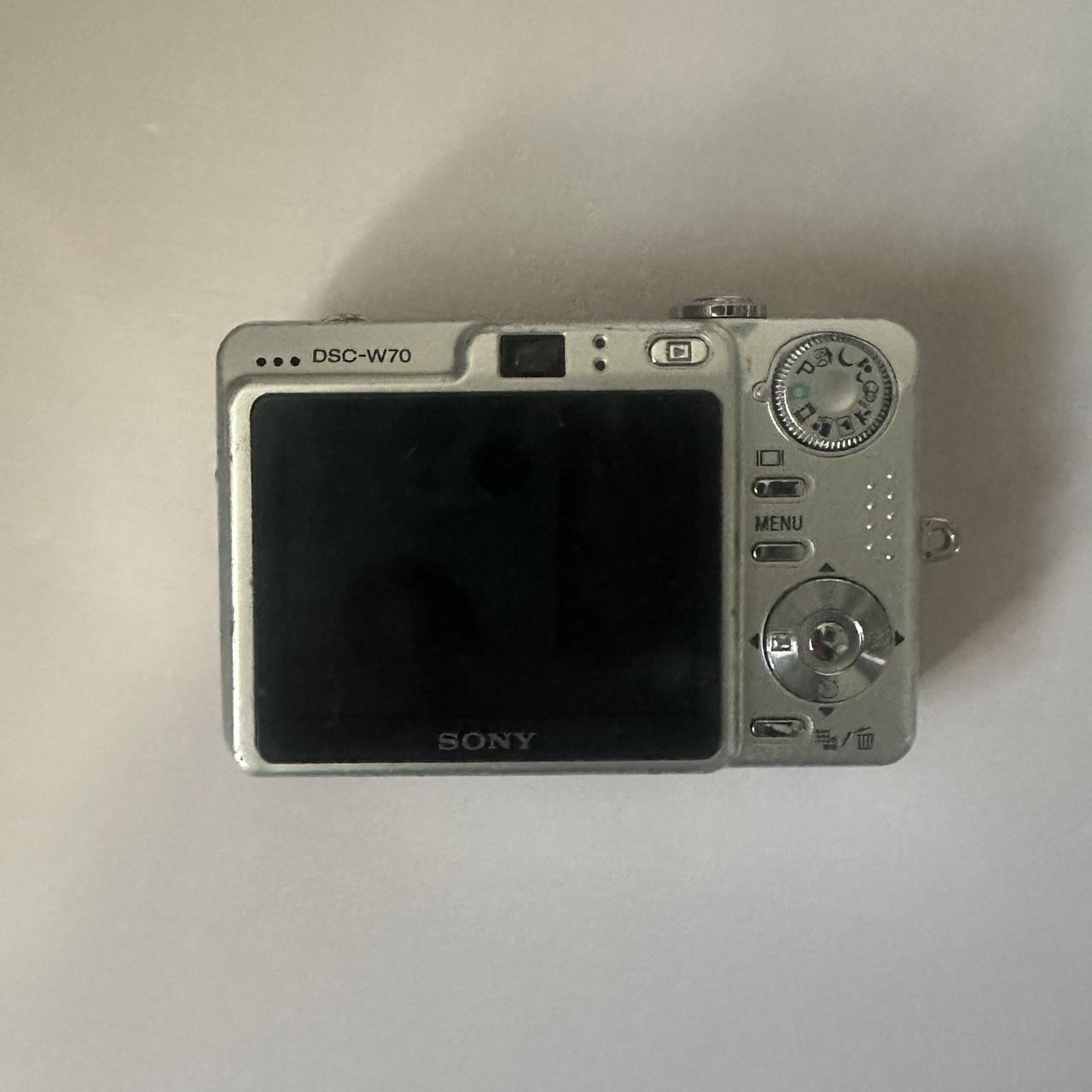 Silver Sony Cybershot DSC-W70 digital camera with... - Depop
