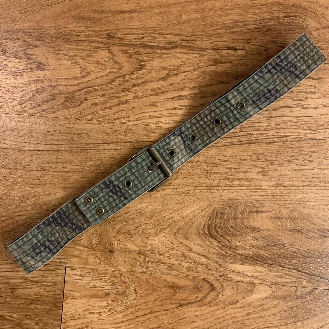Cute camo belt best for S/M- measures 35.5" at the... - Depop