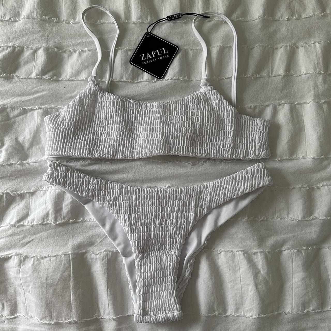Cupshe Women's White Bikinis-and-tankini-sets | Depop