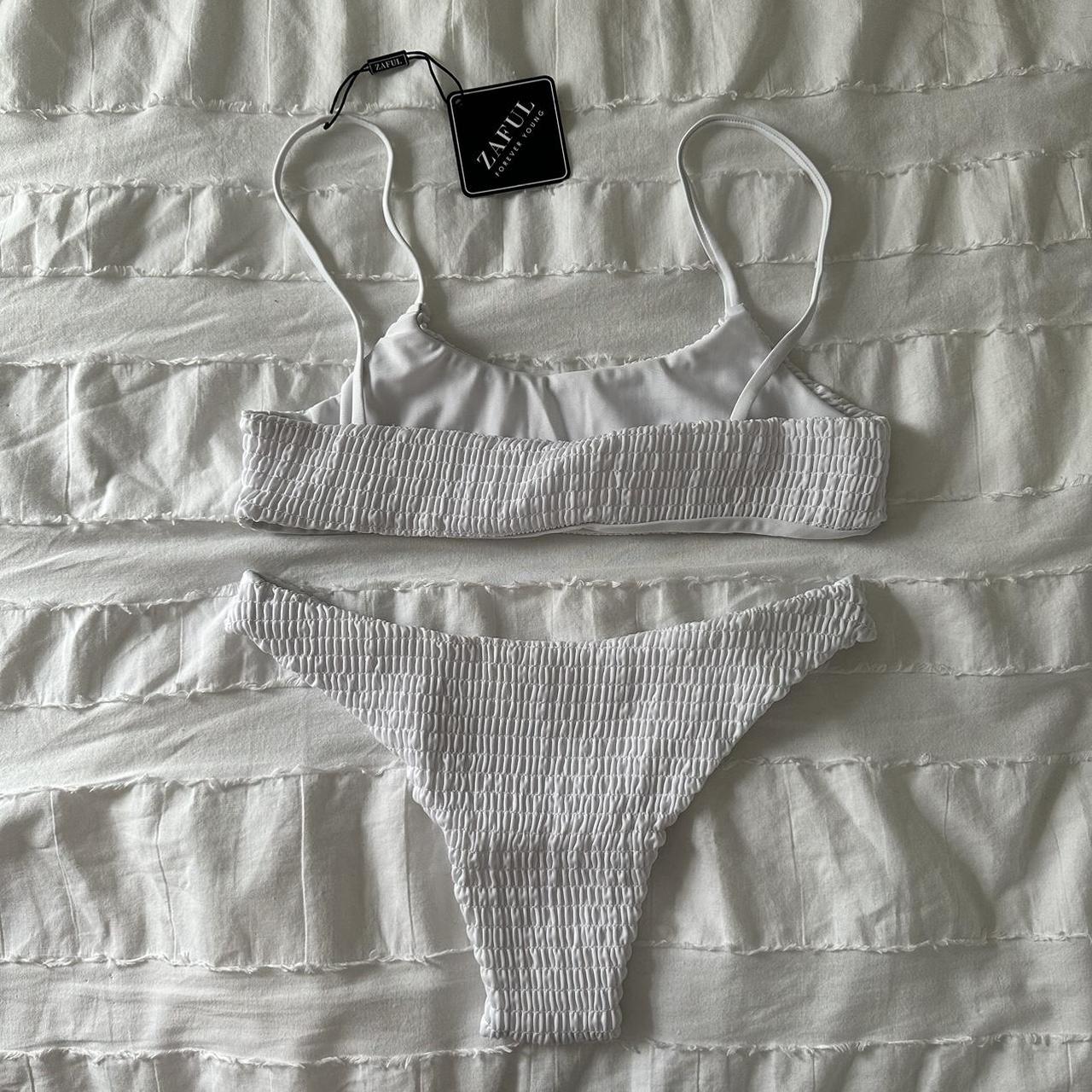 Cupshe Women's White Bikinis-and-tankini-sets | Depop