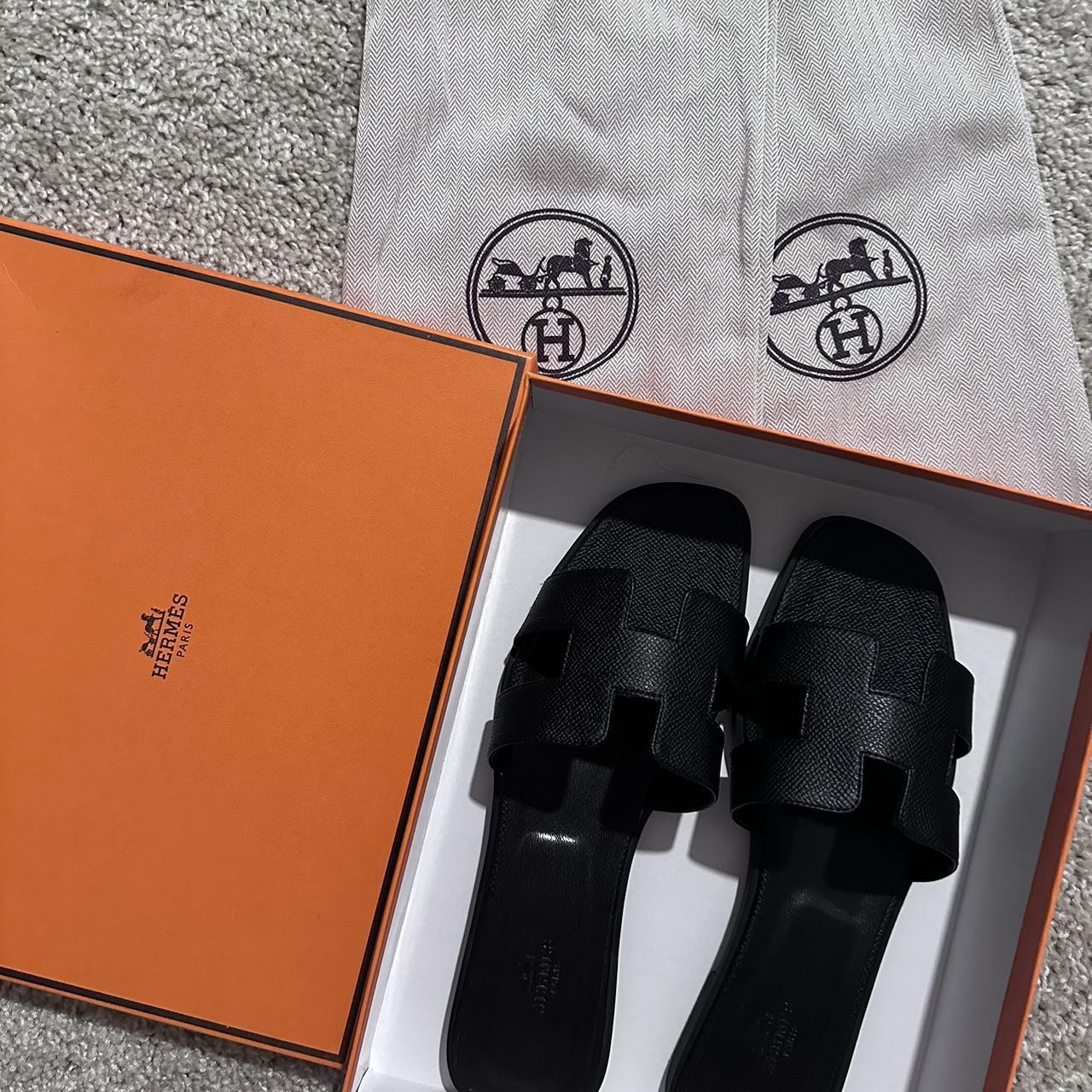 Hermes Women's Slides | Depop