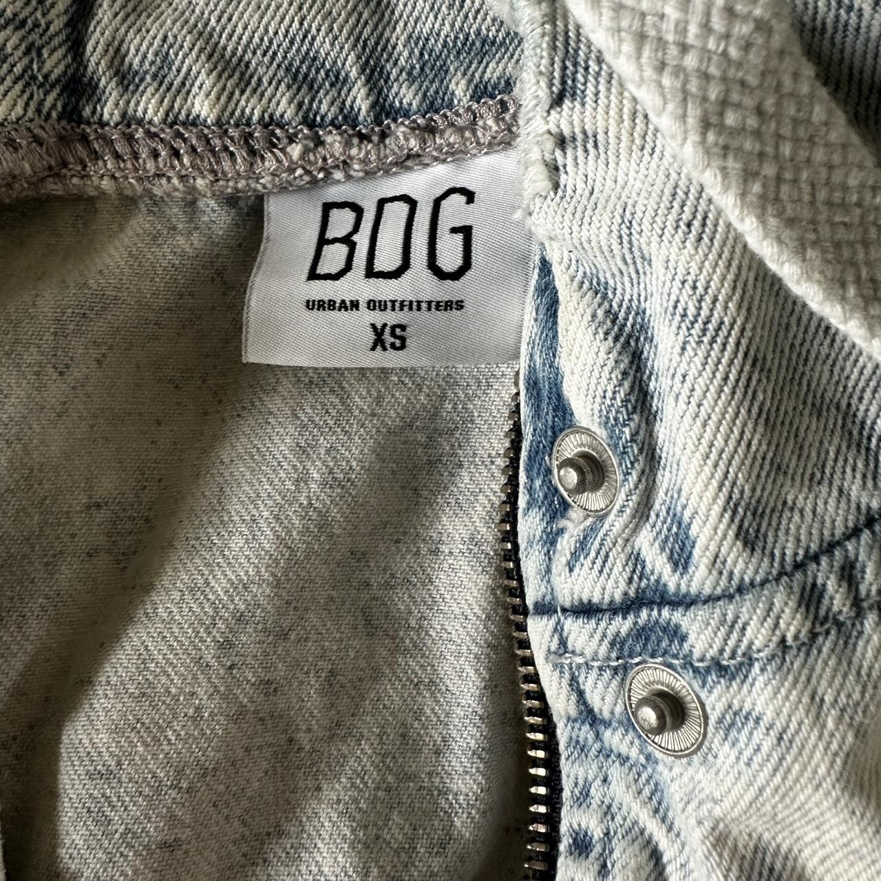 Urban outfitters light-wash denim bomber jacket - Depop