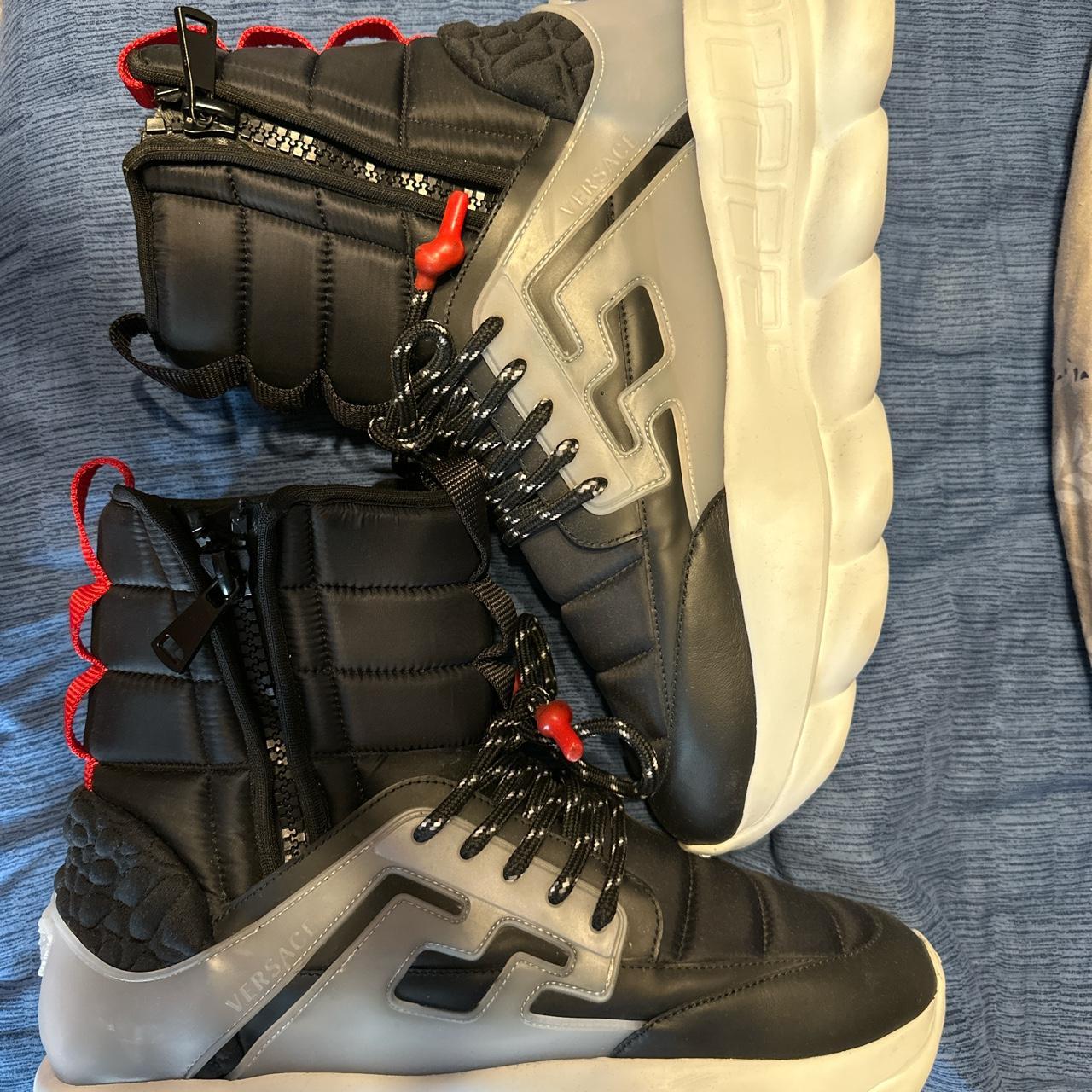 Versace Chain Reaction High boot, No box Rarely... - Depop