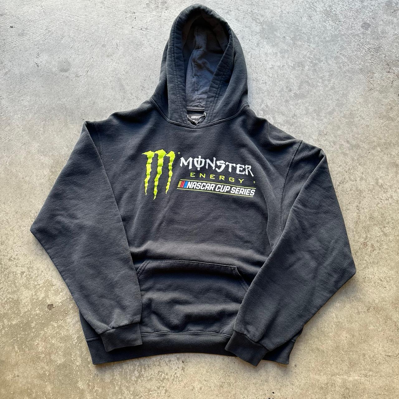 Y2K Grunge Monster Energy Nascar Cup Series Faded... | Depop